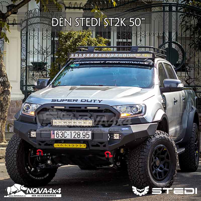 Đèn LED Bar nóc STEDI 50" Curved ST2K | LED bar kính lái xe bán tải