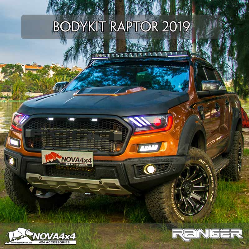 Bộ Bodykit Cản Raptor 2019 với lớp sơn phủ chống trầy