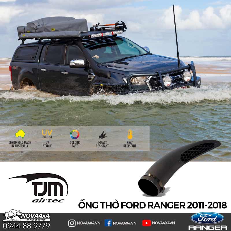 Ống thở TJM Ranger (2011+) kiểu dáng Wedgetail