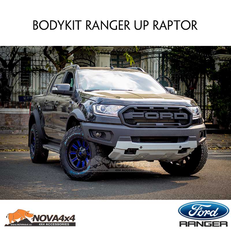 Bodykit Raptor 2019 cho bán tải Ford Ranger WildTrak 2015+