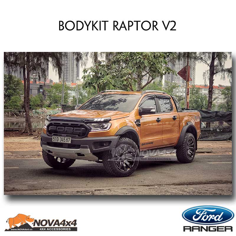 Bodykit Raptor 2019 cho bán tải Ford Ranger WildTrak 2015+