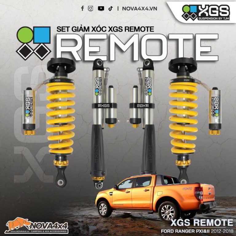 Giảm xóc TJM XGS Rugged cho Ford Ranger PXIII (2018-2022)