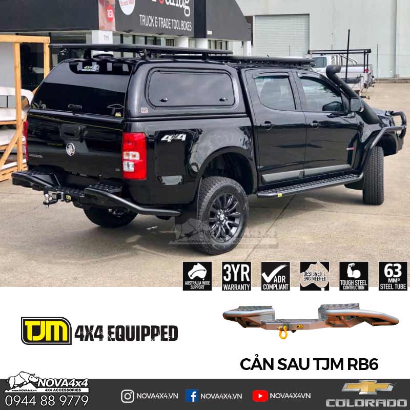 Cản trước TJM Outback dành cho Colorado /Trailblazer - Phong cách Úc