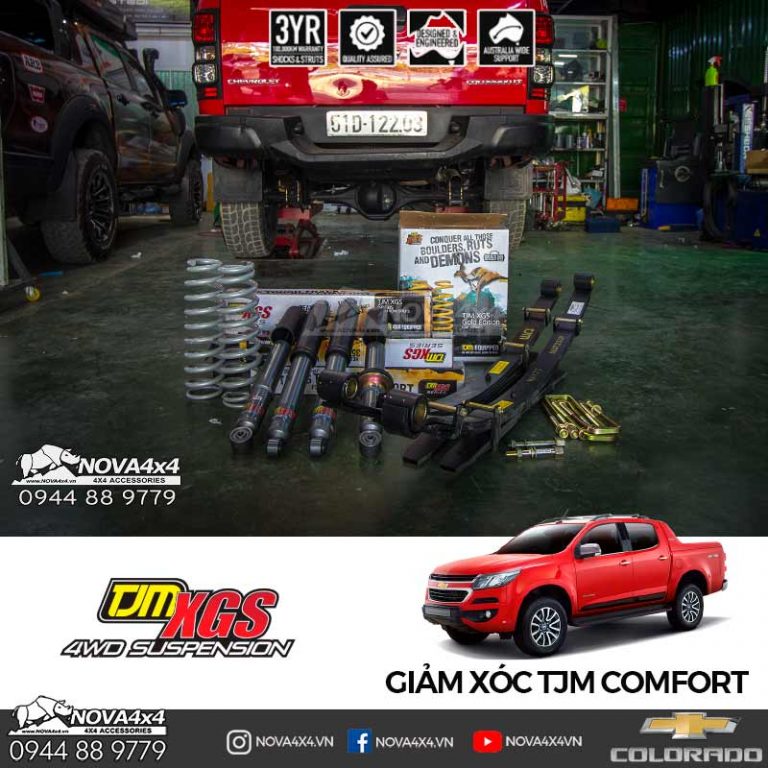 Bộ Phuộc TJM XGS Comfort Êm ái cho Colorado & D-Max (2012-2020)