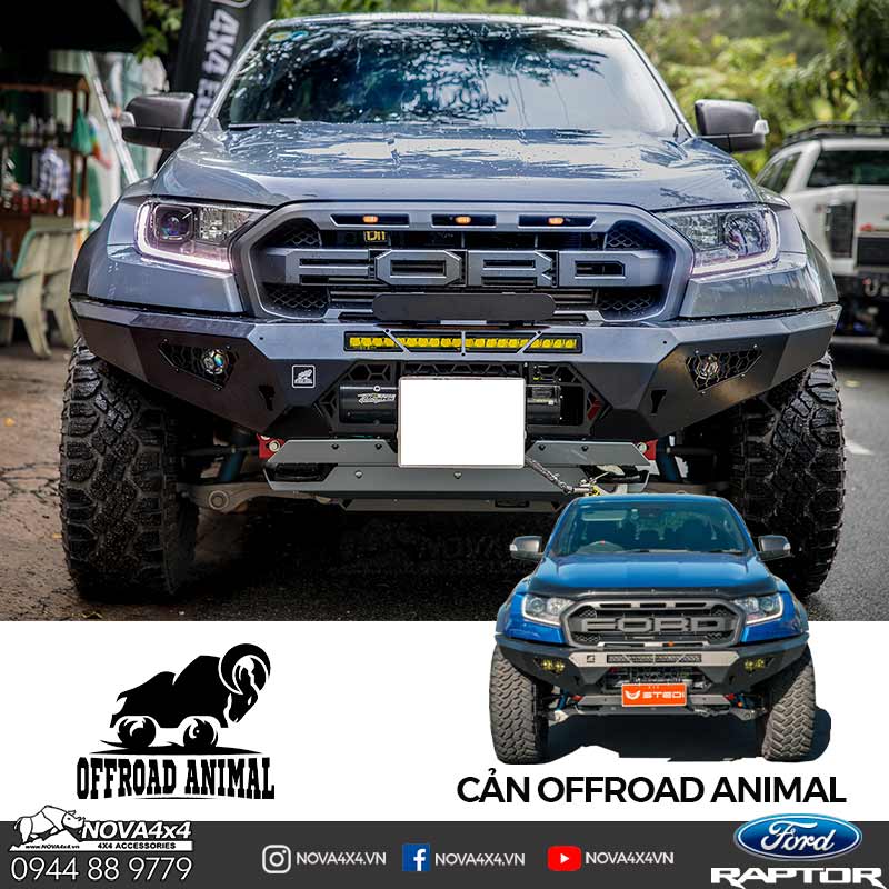Cản Ranger Raptor Offroad Animal Predator Bull bar | Xuất xứ Australia