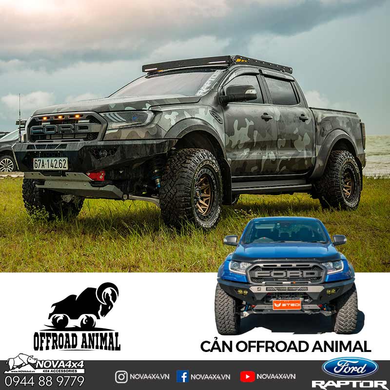 Cản Ranger Raptor Offroad Animal Predator Bull bar | Xuất xứ Australia