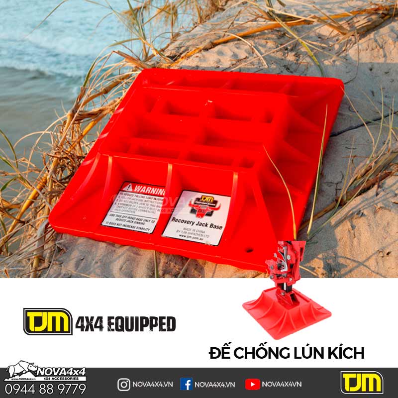 Đế chống lún cho đội thước - TJM Recovery Jack Base - Nova4x4