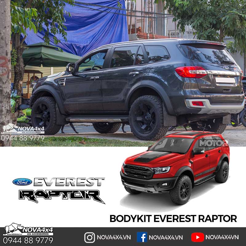 Bodykit Everest Raptor 2019 - Nâng đời Everest Raptor giống đến 90%
