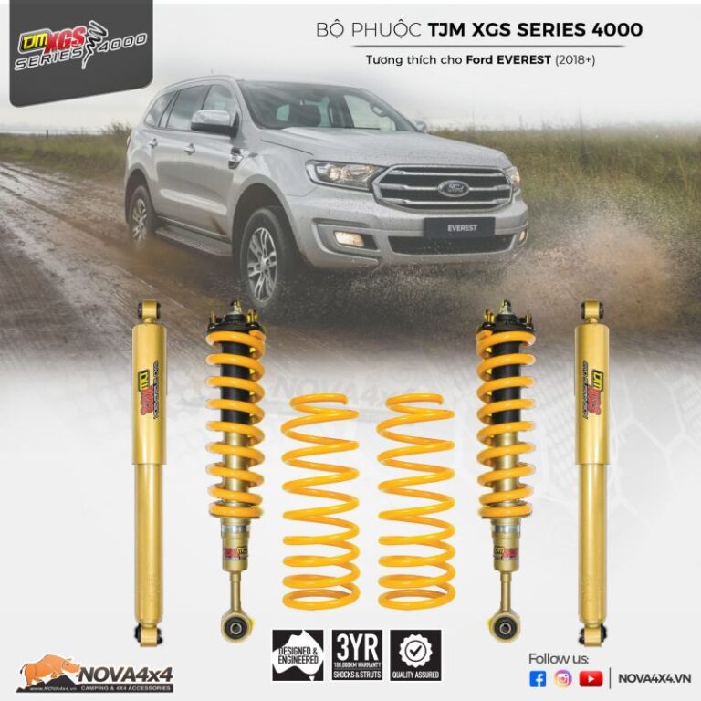 Giảm xóc TJM XGS Rugged cho Ford Ranger Next Gen 2023