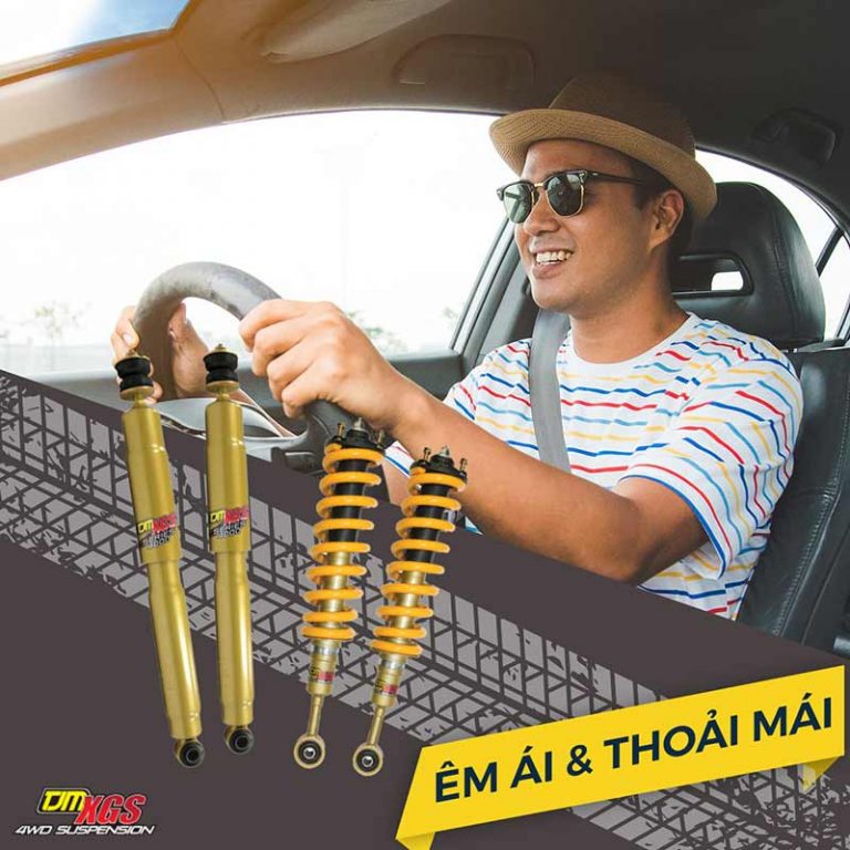 Phuộc TJM XGS Series 4000 cho Mitsubishi Pajero Sport (2009-2015)