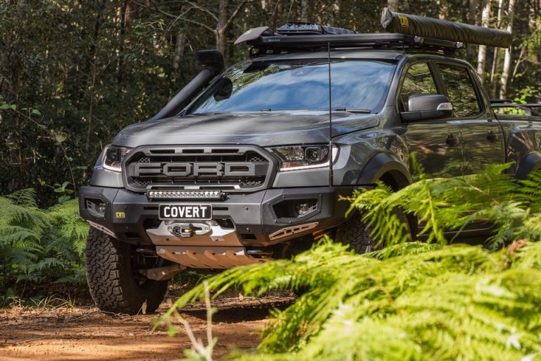 Cản trước TJM Covert Alloy Black cho Ranger Raptor