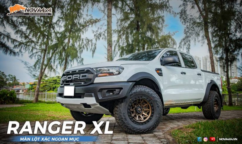Bán tải Ranger XL 2021 với màn Lột xác ngoạn mục tại Nova4x4