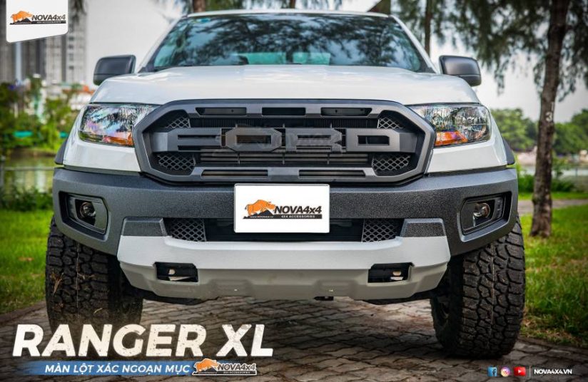 Bán tải Ranger XL 2021 với màn Lột xác ngoạn mục tại Nova4x4