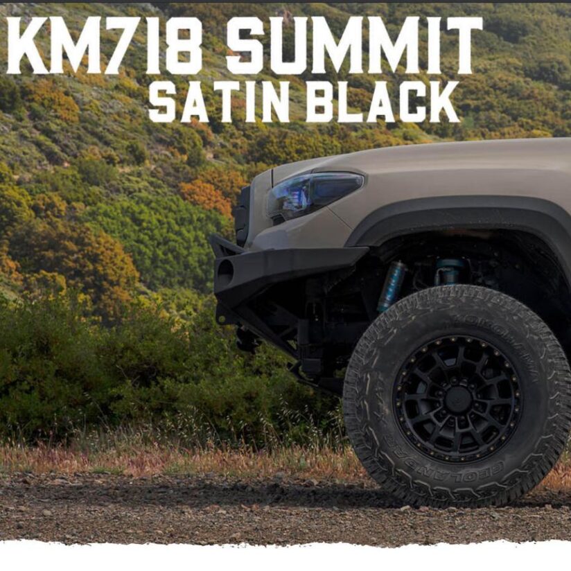 Mâm KMC Summit KM718 17x8.5 | SATIN BLACK W/ GRAY TINT