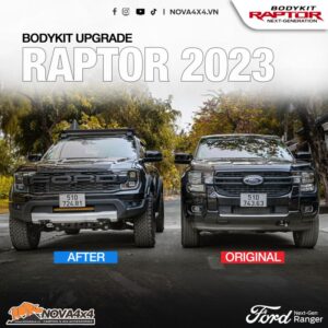 Bộ Bodykit Ford Ranger lên đời Raptor Next Gen 2023