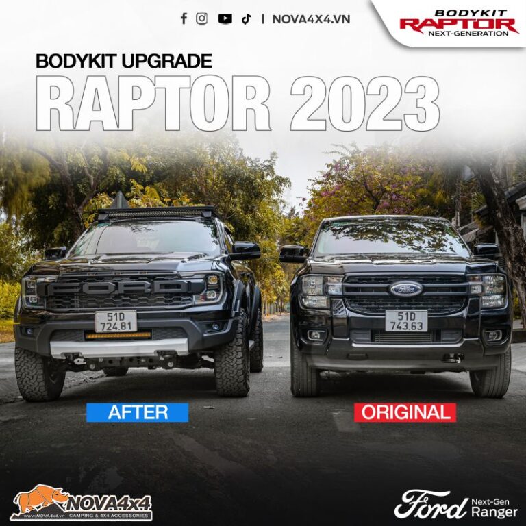 Bộ Bodykit Ford Ranger lên đời Raptor Next Gen 2023