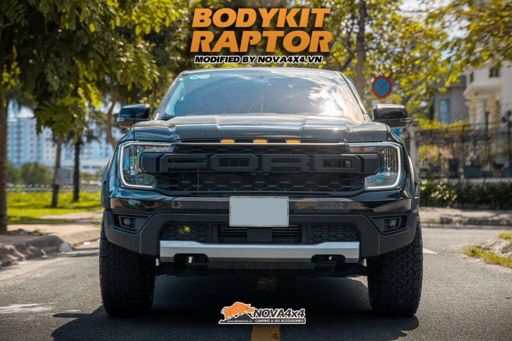 Báo giá chi tiết gói độ Bodykit nâng đời Ranger XLS lên Raptor 2023