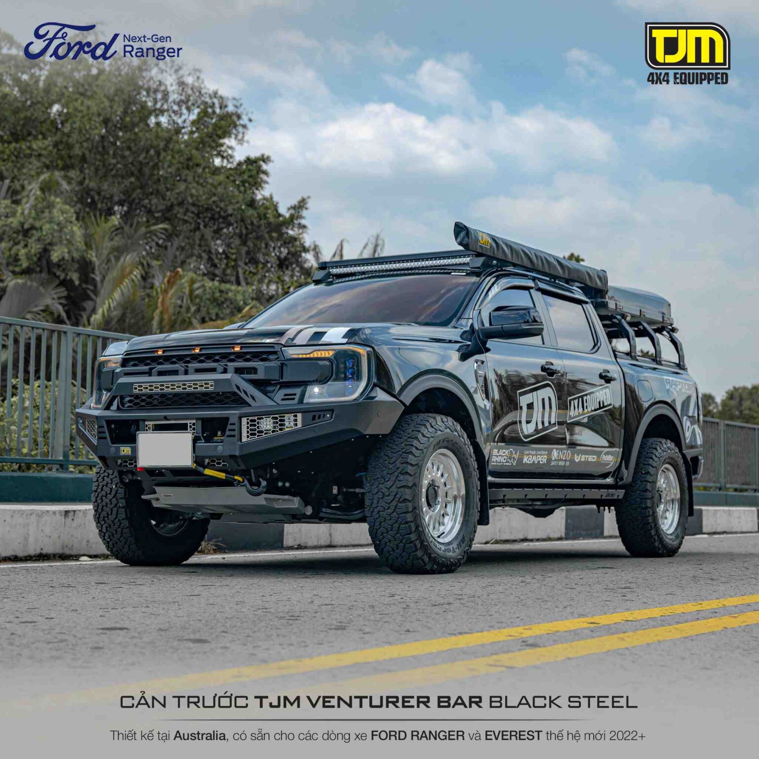 Cản TJM Venturer Bar màn nâng cấp hoàn hảo cho Ranger Next-Gen