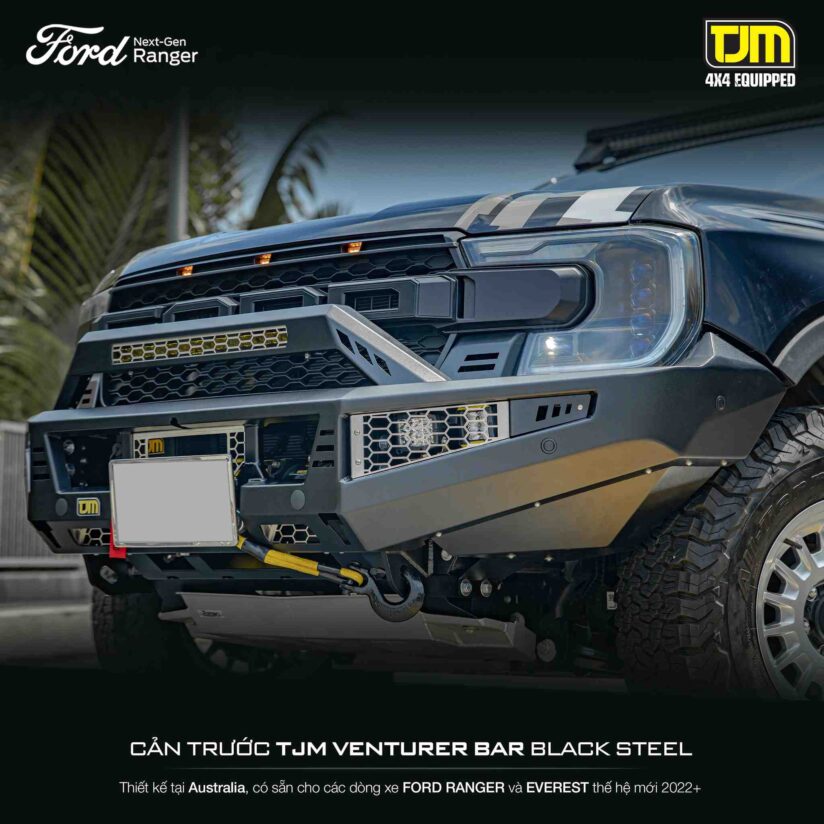 Cản TJM Venturer Bar màn nâng cấp hoàn hảo cho Ranger Next-Gen