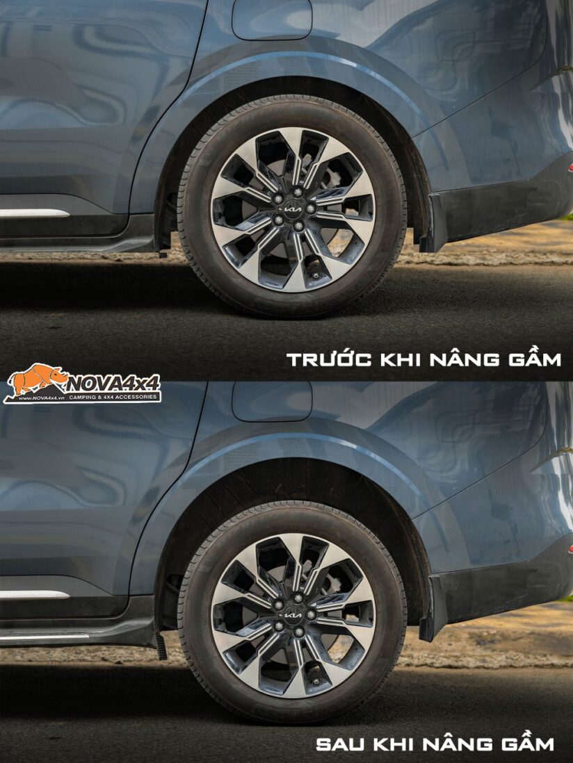 Giới thiệu SET giảm xóc nâng gầm cho dòng xe KIA Carnival