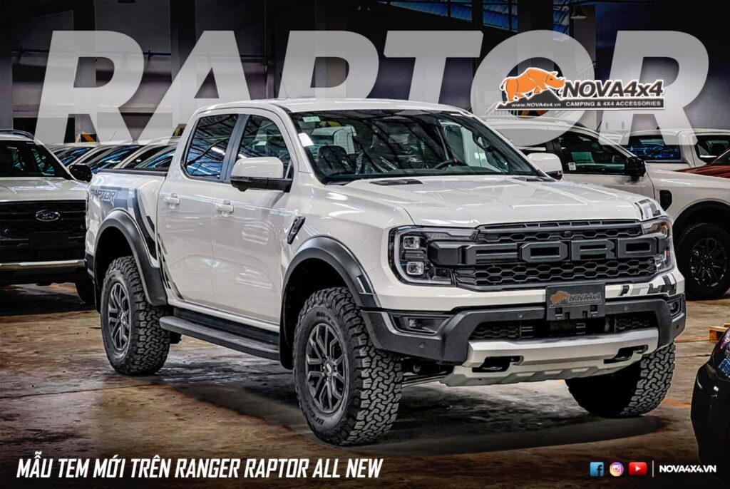 Tổng hợp các gói phụ kiện nâng cấp Ford Ranger Raptor Next-Gen 2023