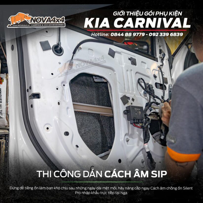Tổng hợp đồ chơi và phụ kiện KIA Carnival 2023 tại Nova4x4
