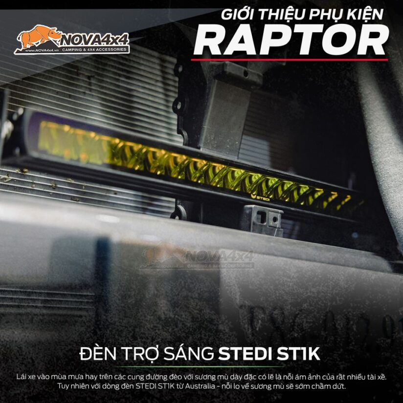 Ranger Raptor lắp đặt phụ kiện tiện ích: STEDI ST1K và nắp thùng