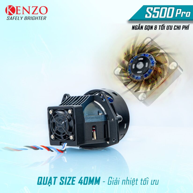Bi Led Kenzo S500 Pro | Ngắn gọn và tối ưu chi phí
