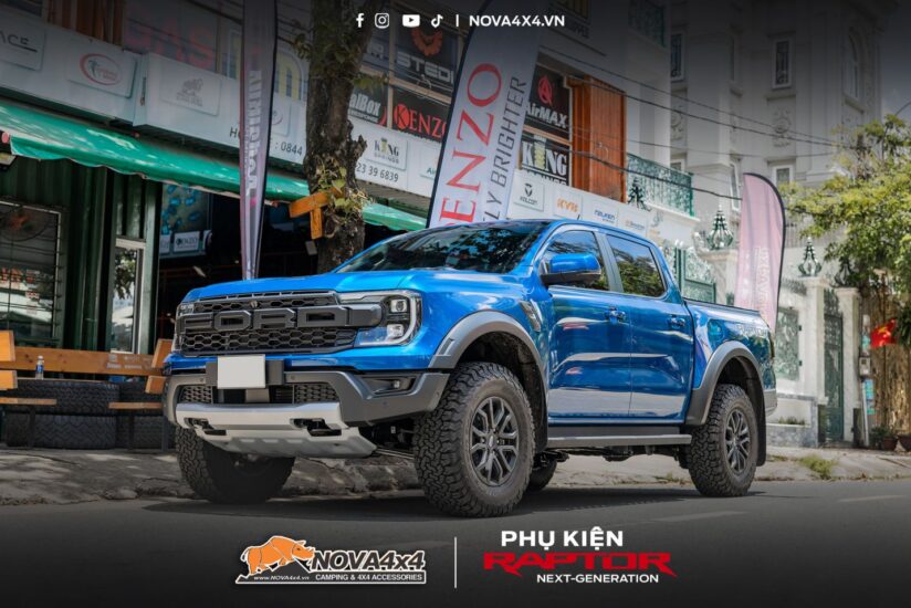 Trang bị nắp thùng cho xe Ranger Raptor 2023