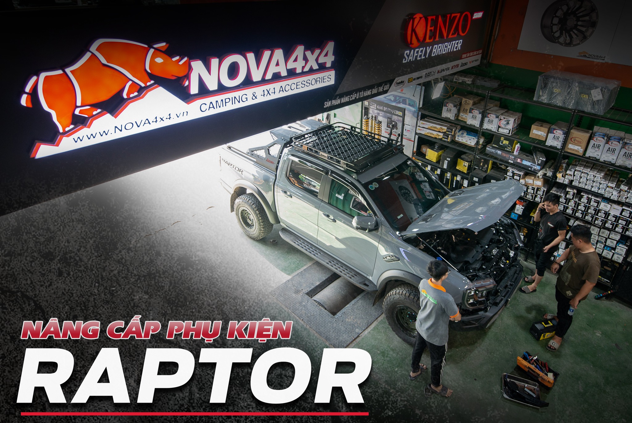 NÂNG CẤP PHỤ KIỆN CHO XE RAPTOR NEXT-GEN