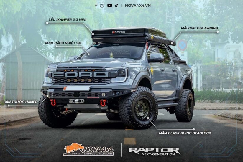 NÂNG CẤP PHỤ KIỆN CHO XE RANGER RAPTOR NEXT-GEN 2023