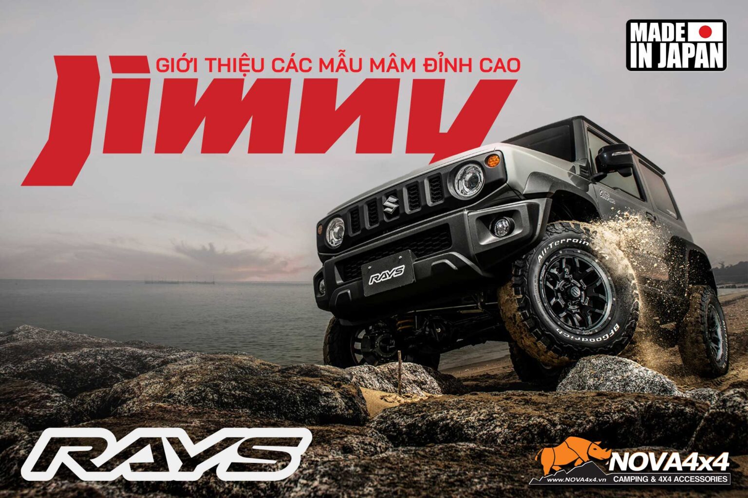 Giới thiệu các mẫu mâm đỉnh cao từ thương hiệu RAYS cho Suzuki Jimny