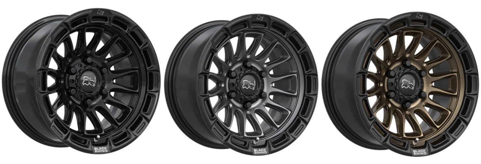 Mâm Black Rhino RIVAL BR025 17x9 | Màu Đen mờ